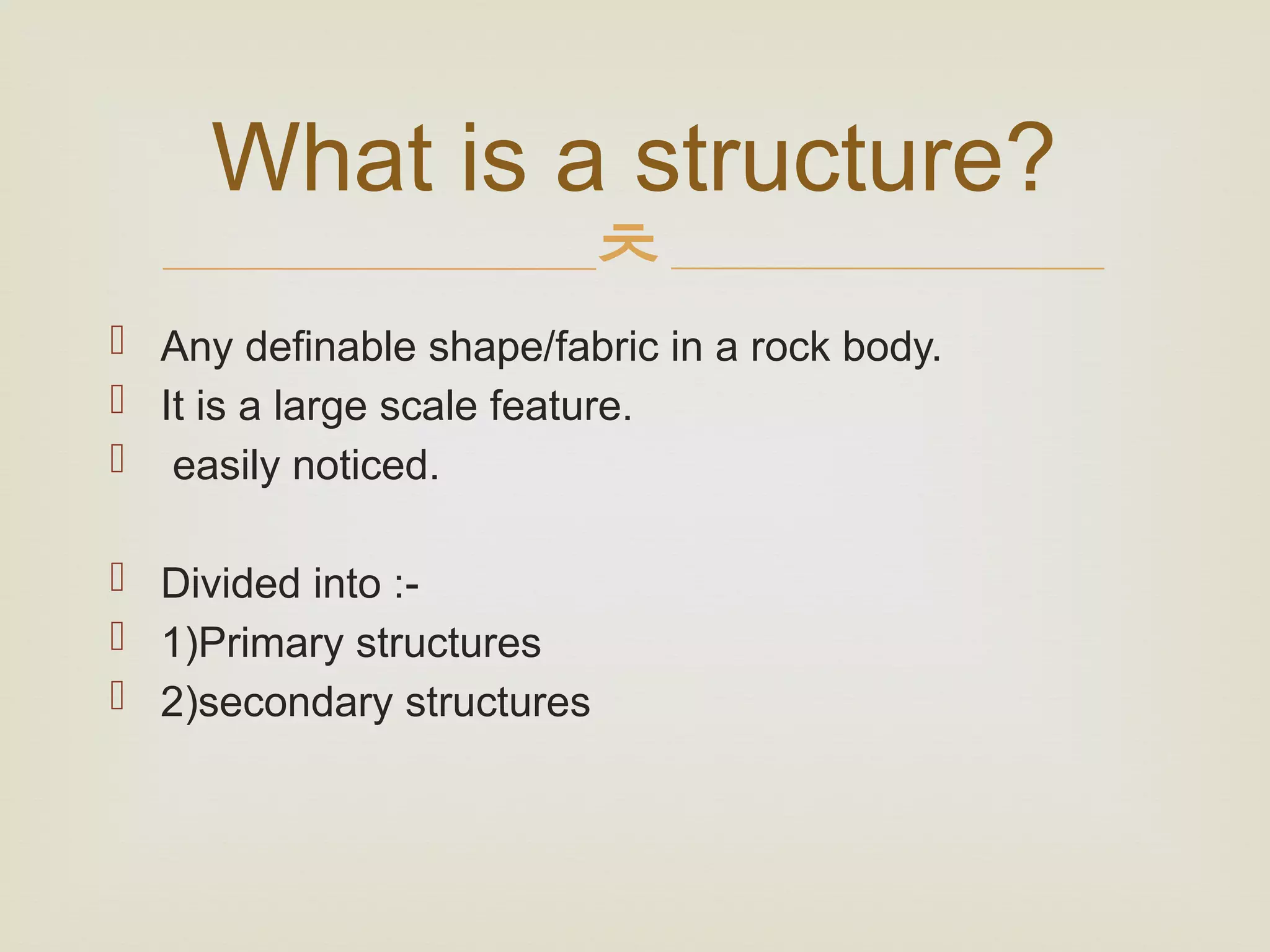Primary structures geology | PDF