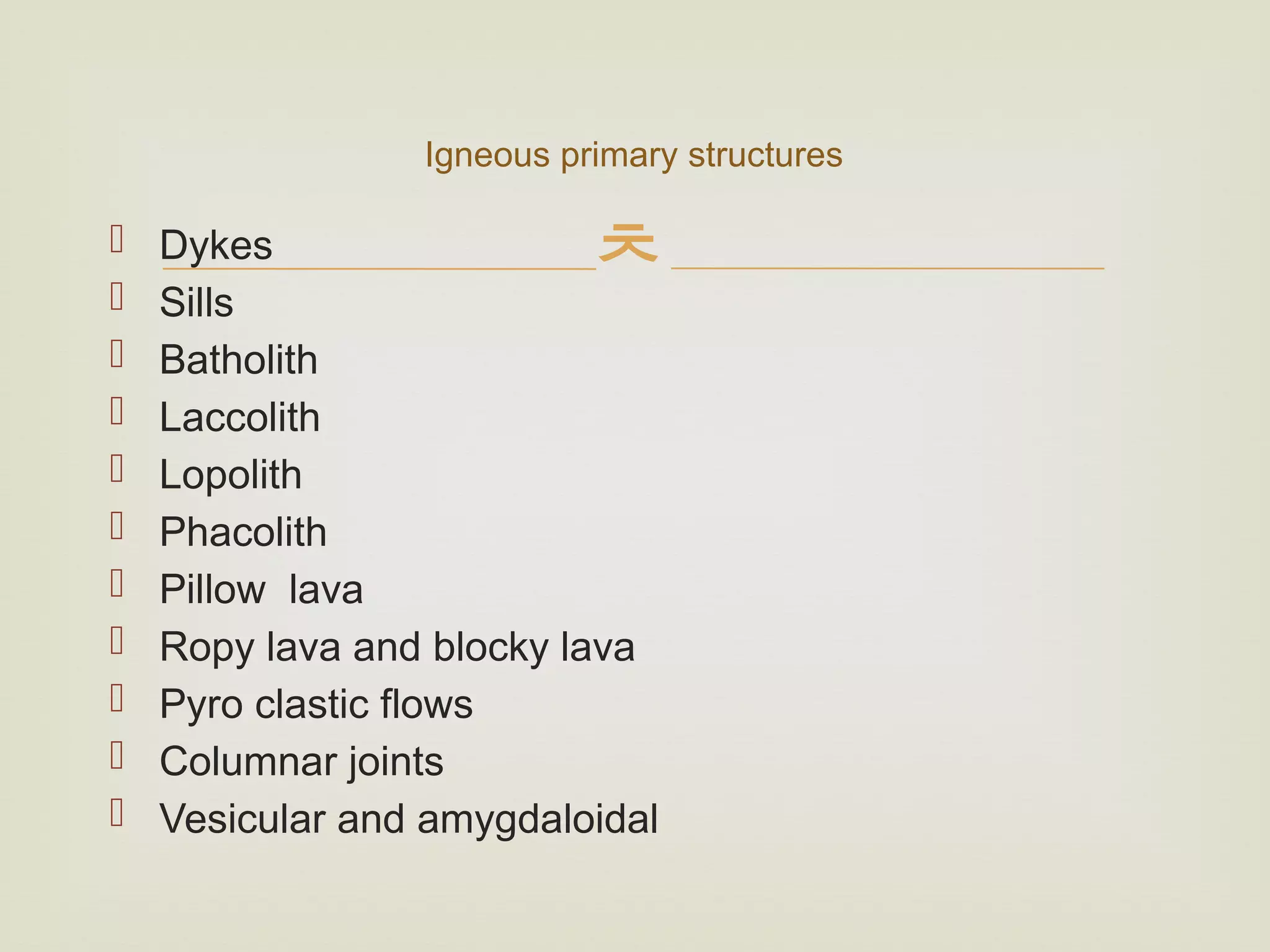 Primary structures geology | PDF