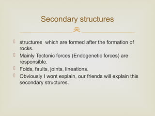 Primary structures geology | PDF