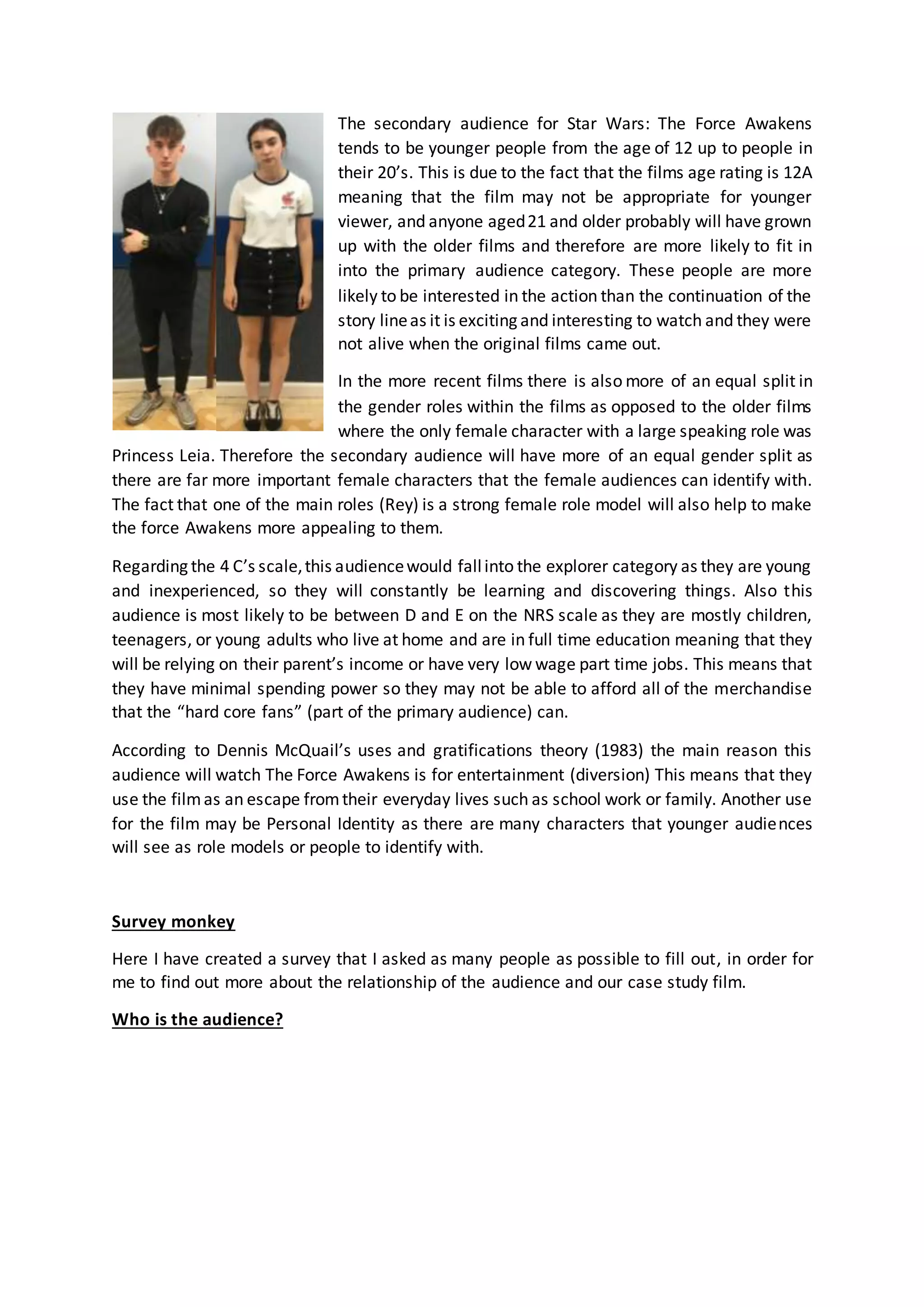 Primary and secondary audiance | DOCX