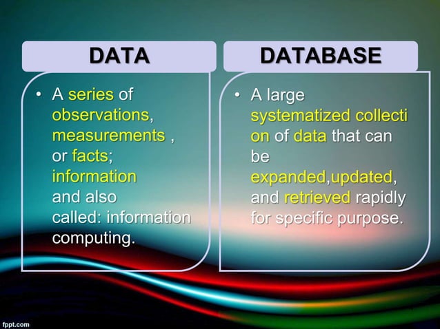 Primary and secondary database | PPT | Databases | Computer Software and Applications