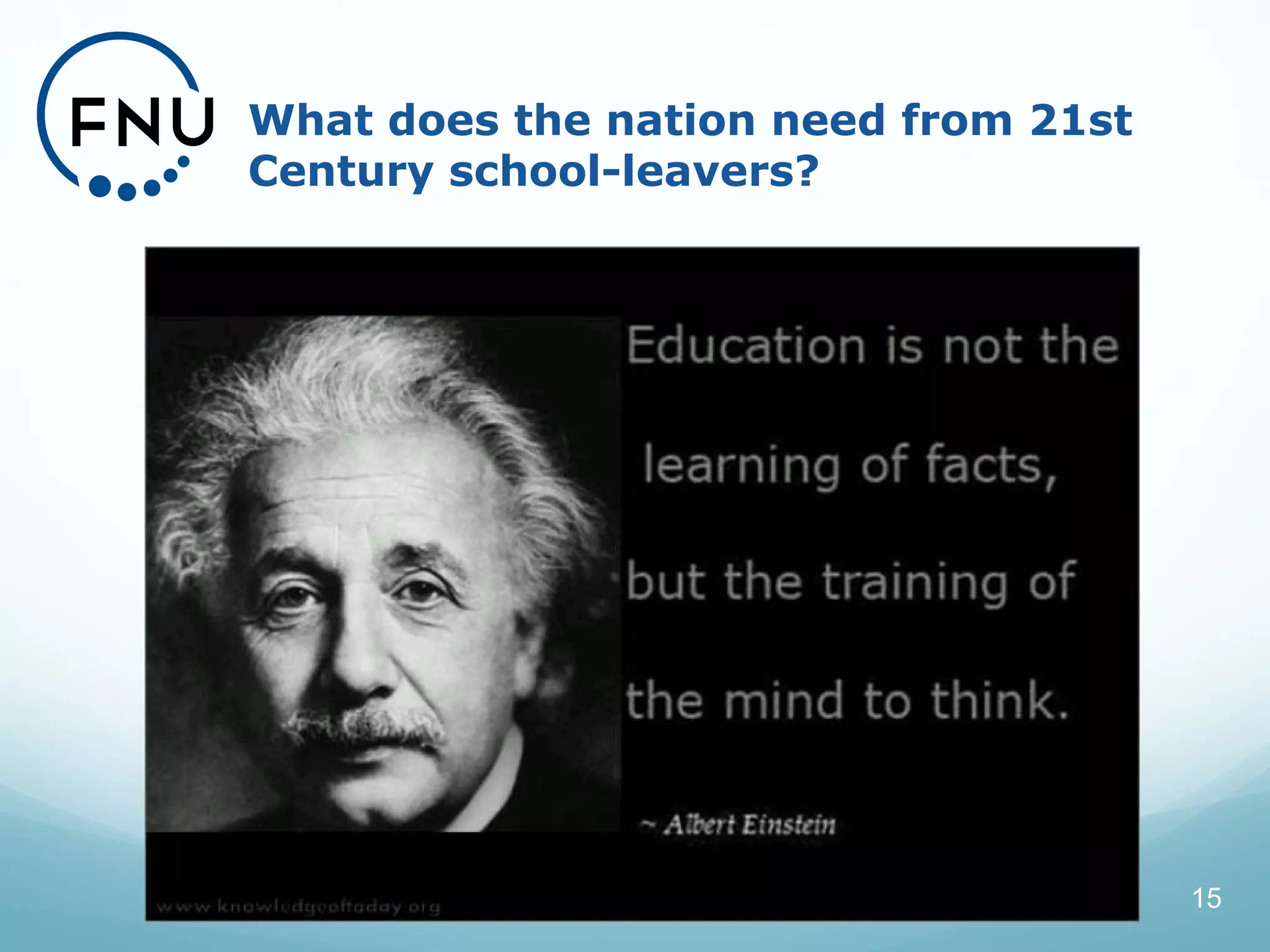 Primary and secondary education for the 21st century | PPT