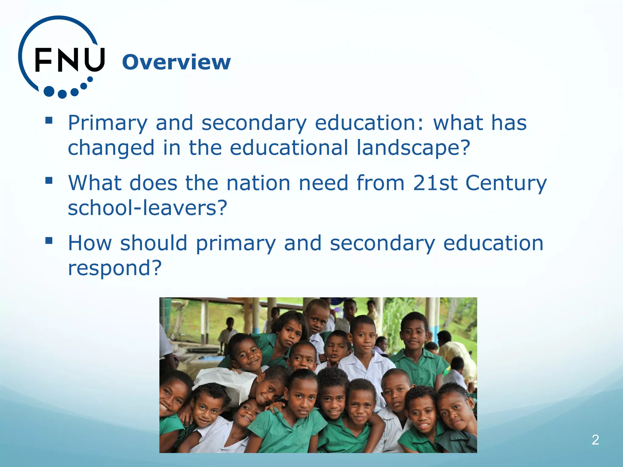 Primary and secondary education for the 21st century | PPT