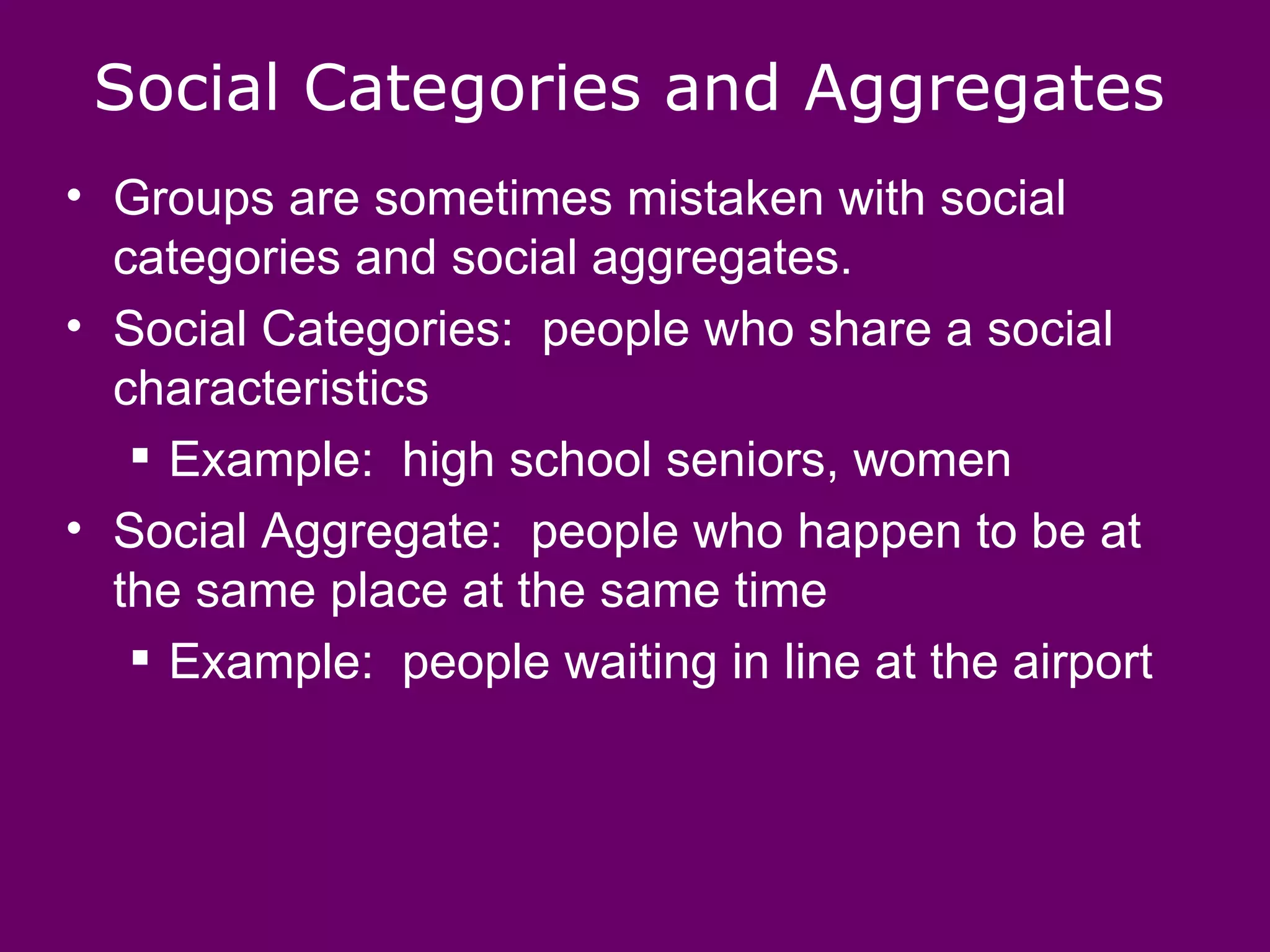 Primary and secondary groups | PPT