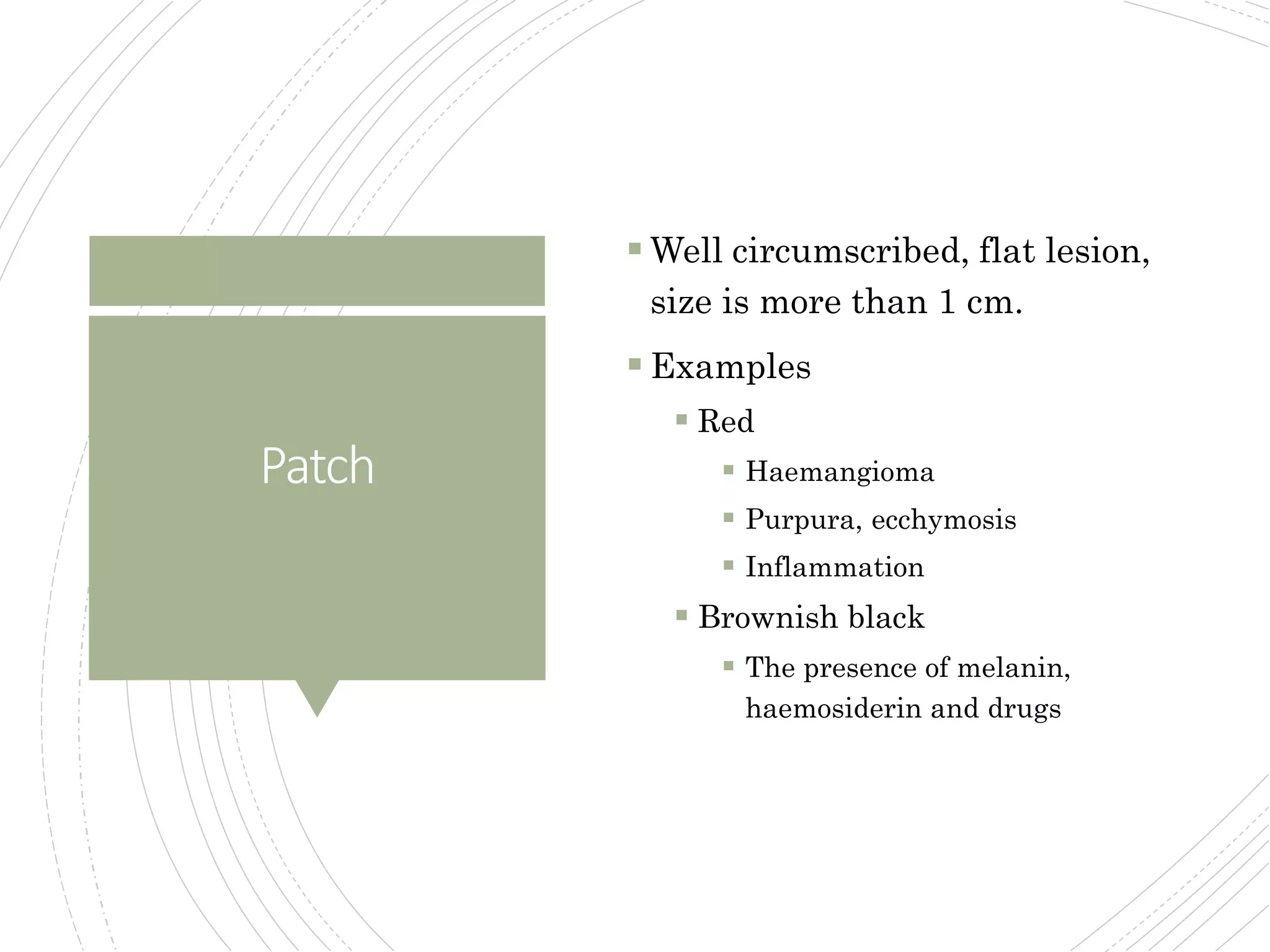Primary and secondary lesions ( oral medicine) | PPTX