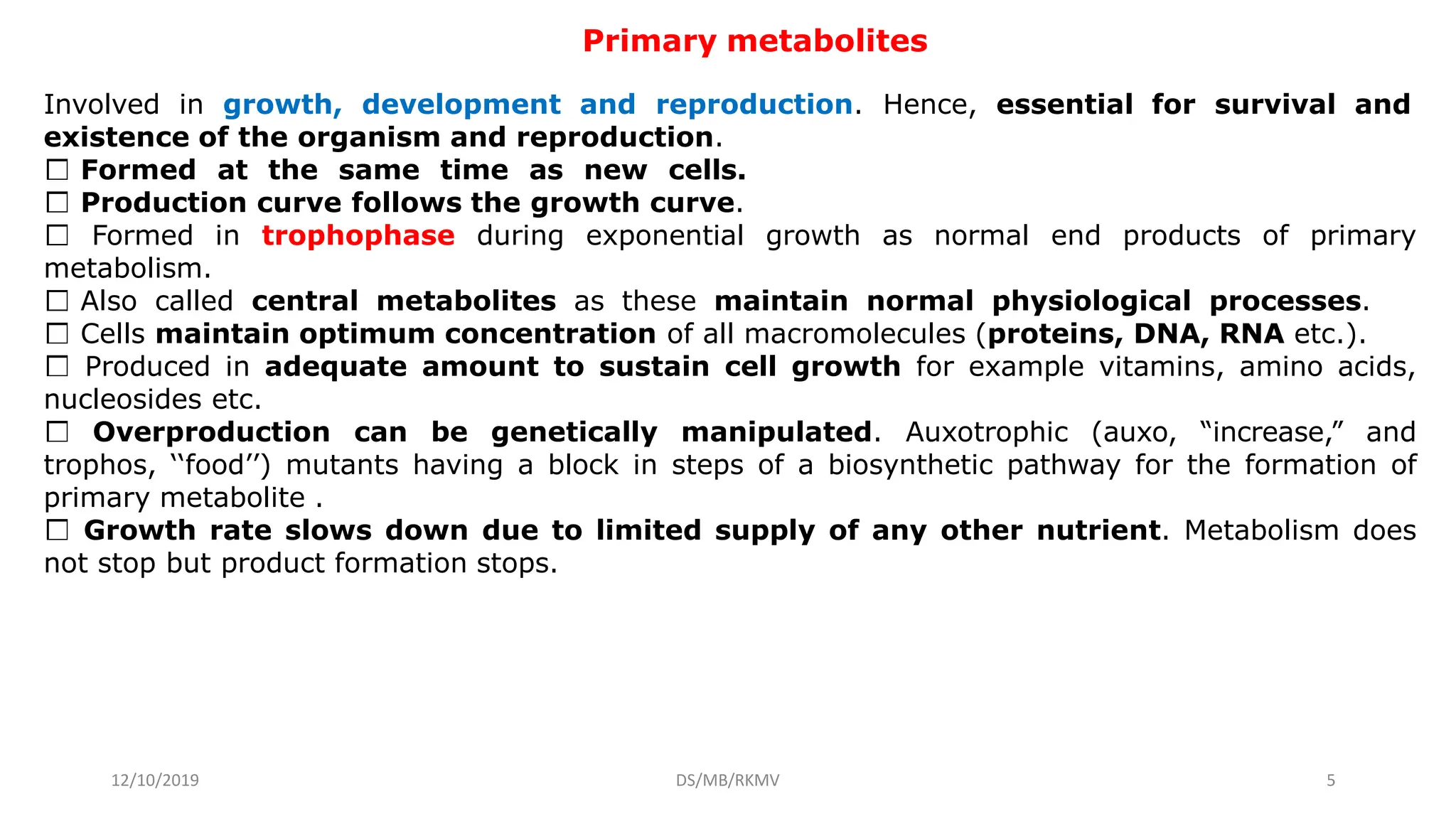 Primary and secondary metabolites.pptx PRIMARY AND SECONDARY | PPTX