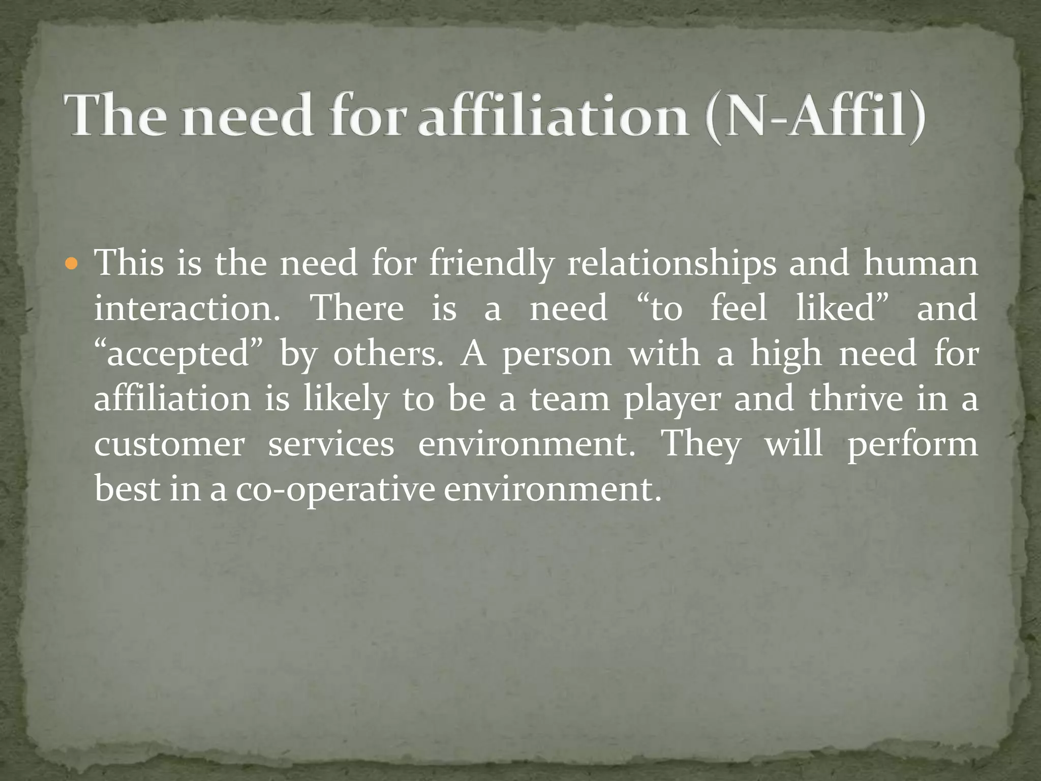 Primary and secondary needs | PPTX