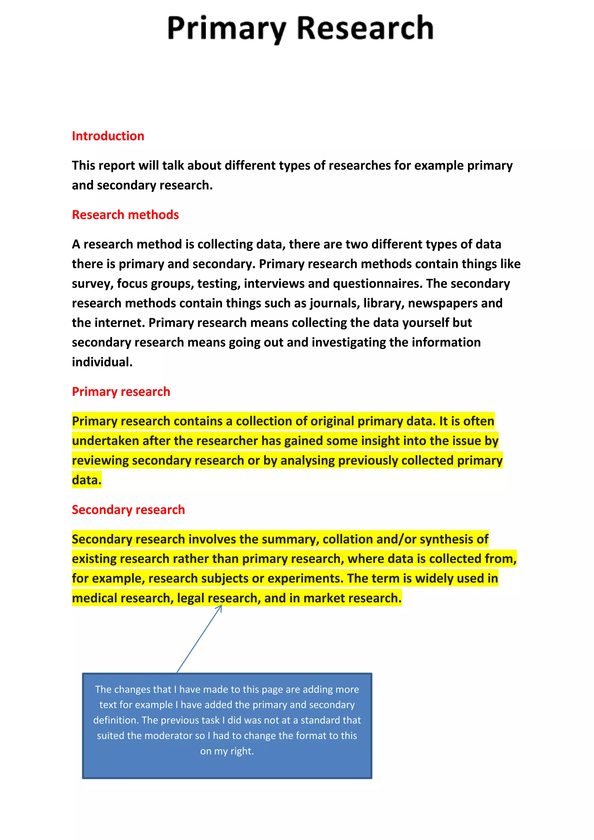 Primary and secondary research (fixed) | DOCX