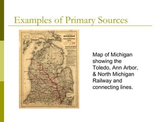 Primary and Secondary Sources | PPT