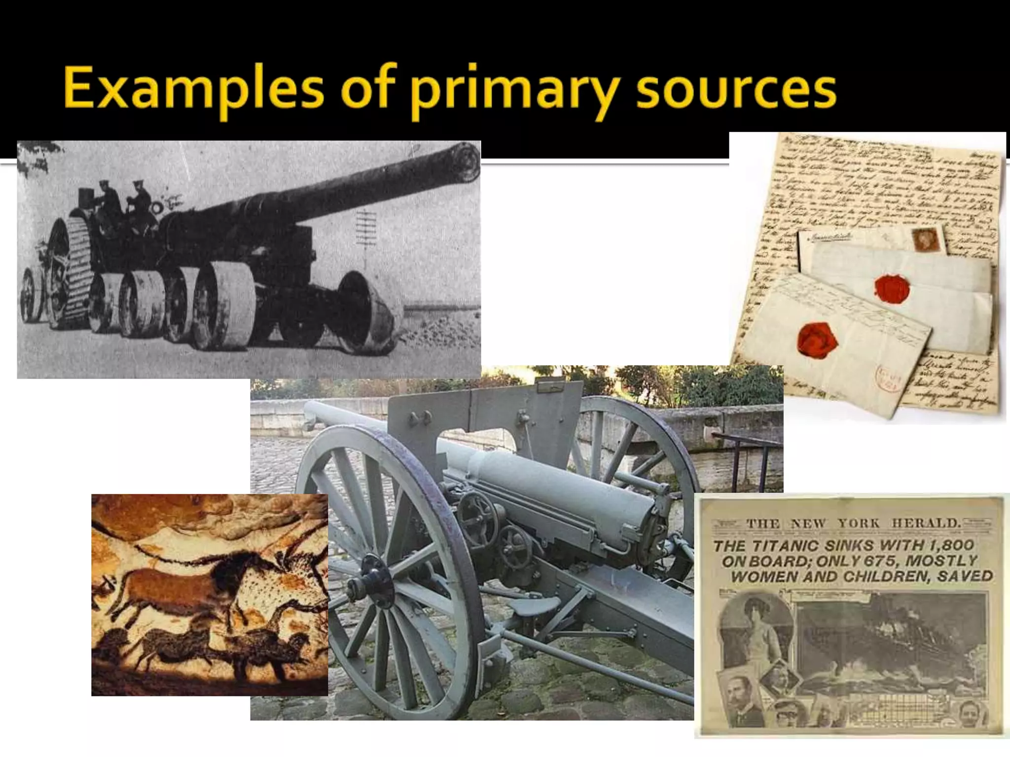 History: Primary and Secondary sources | PPTX