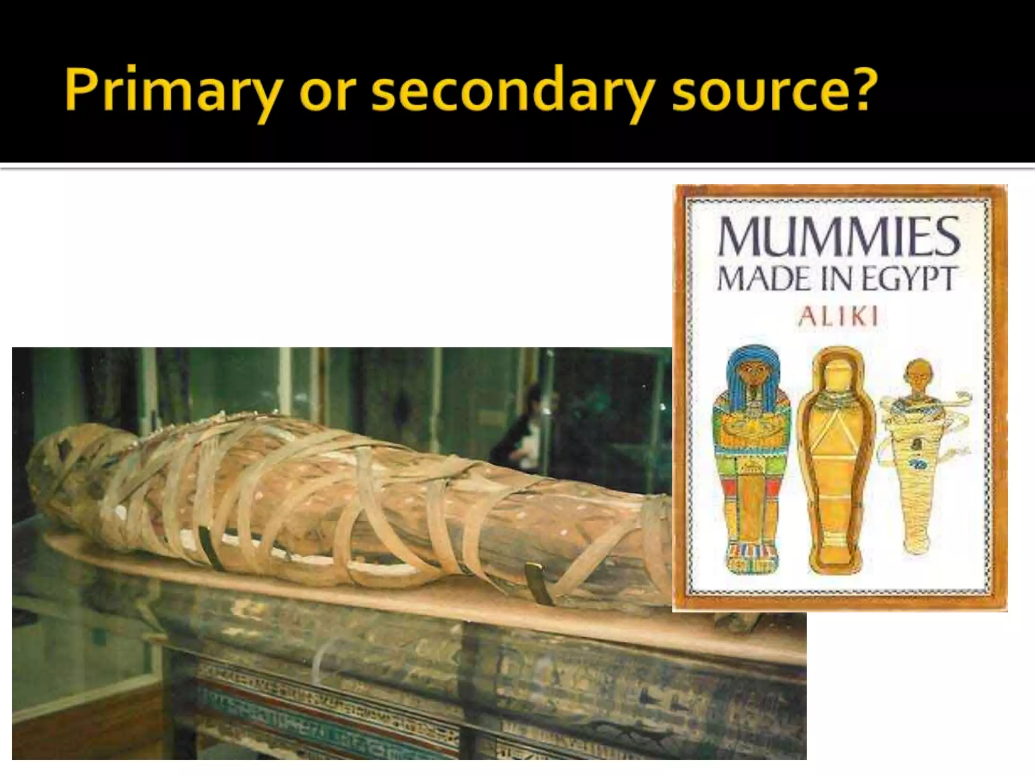 History: Primary and Secondary sources | PPTX