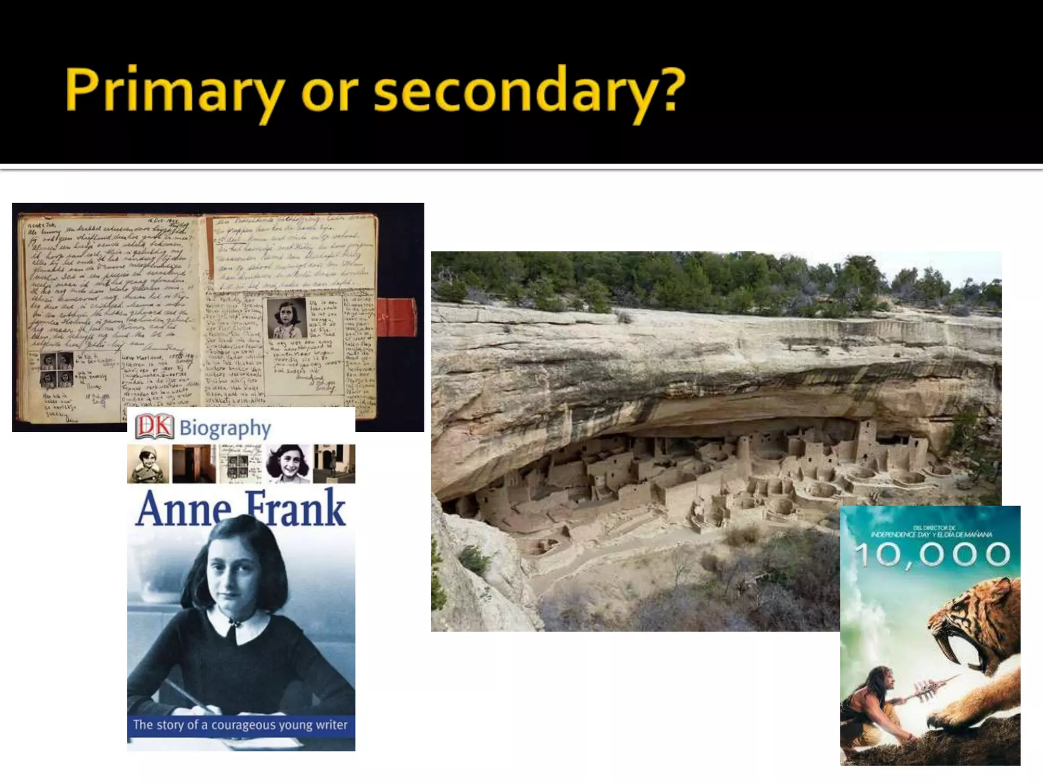 History: Primary and Secondary sources | PPTX
