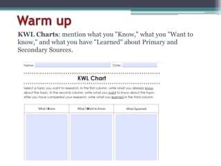 PrimaryandSecondarySources.ppt