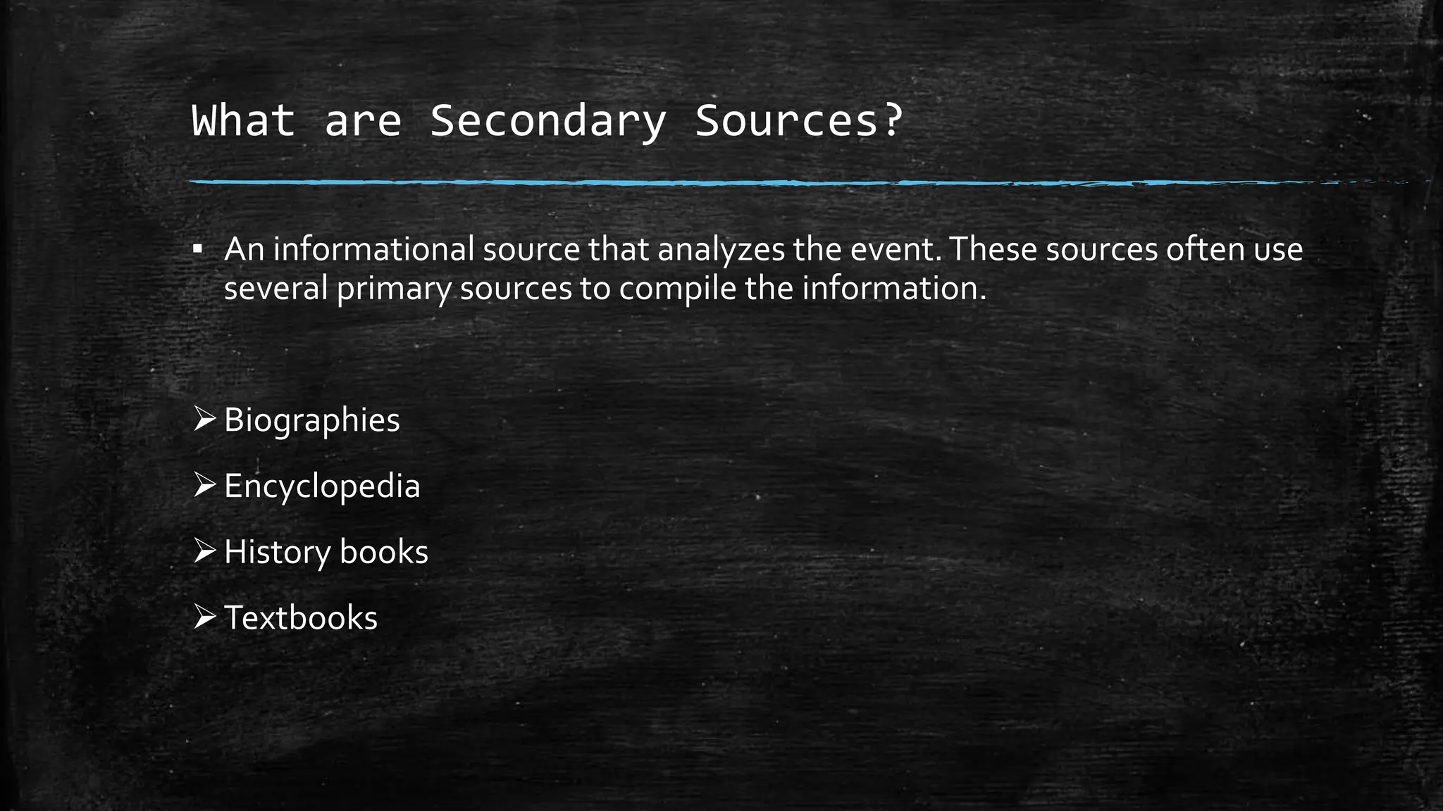 Primary and Secondary Sources BY: Alexandria | PPT