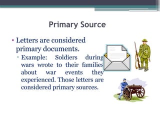 Primary and Secondary Sources of Informatioon | PPT