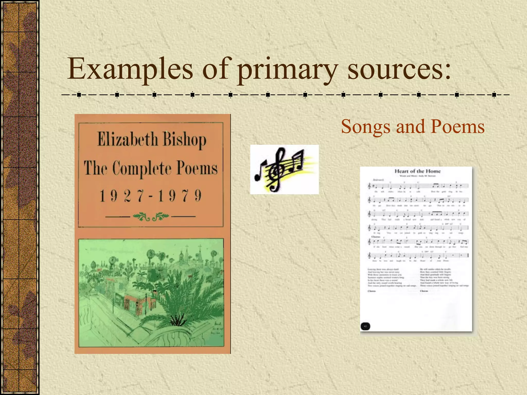 Primary and Secondary Sources | PPT