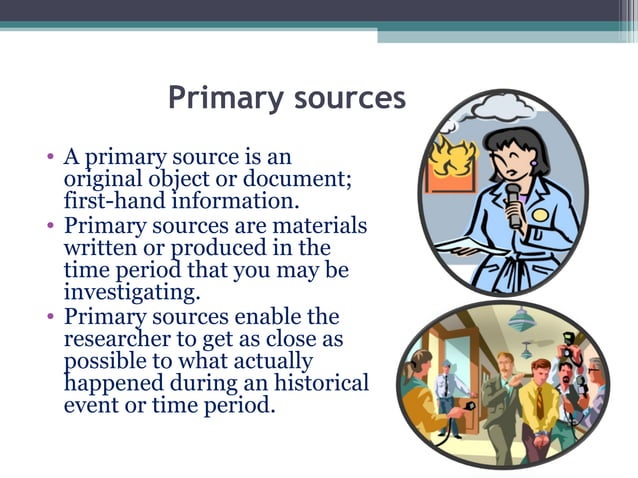 Primary and Secondary Sources | ODP | Secondary Education | Education