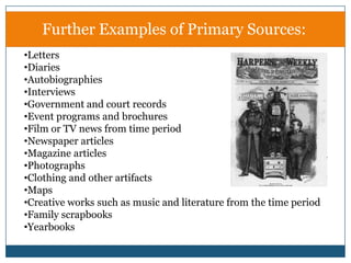 Primary and Secondary Sources | PPTX