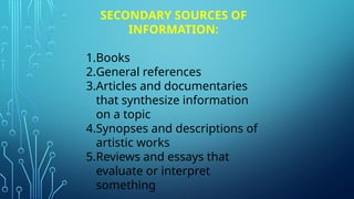 Primary and Secondary Sources of Information.pptx