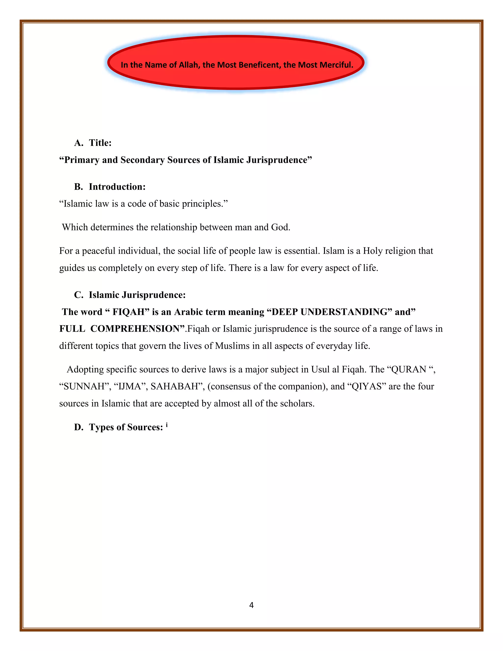 Primary and Secondary Sources of Islamic Jurisprudence.pdf