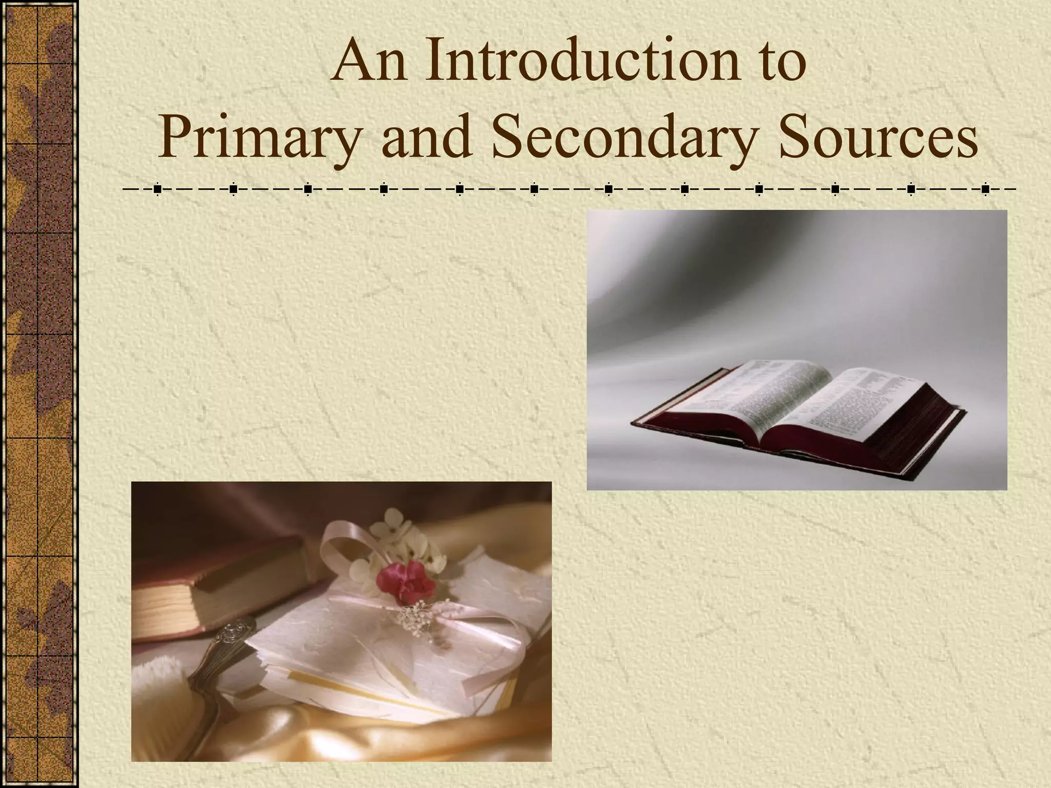 Primary & Secondary Sources PowerPoint, Grades 3-8 | PPT