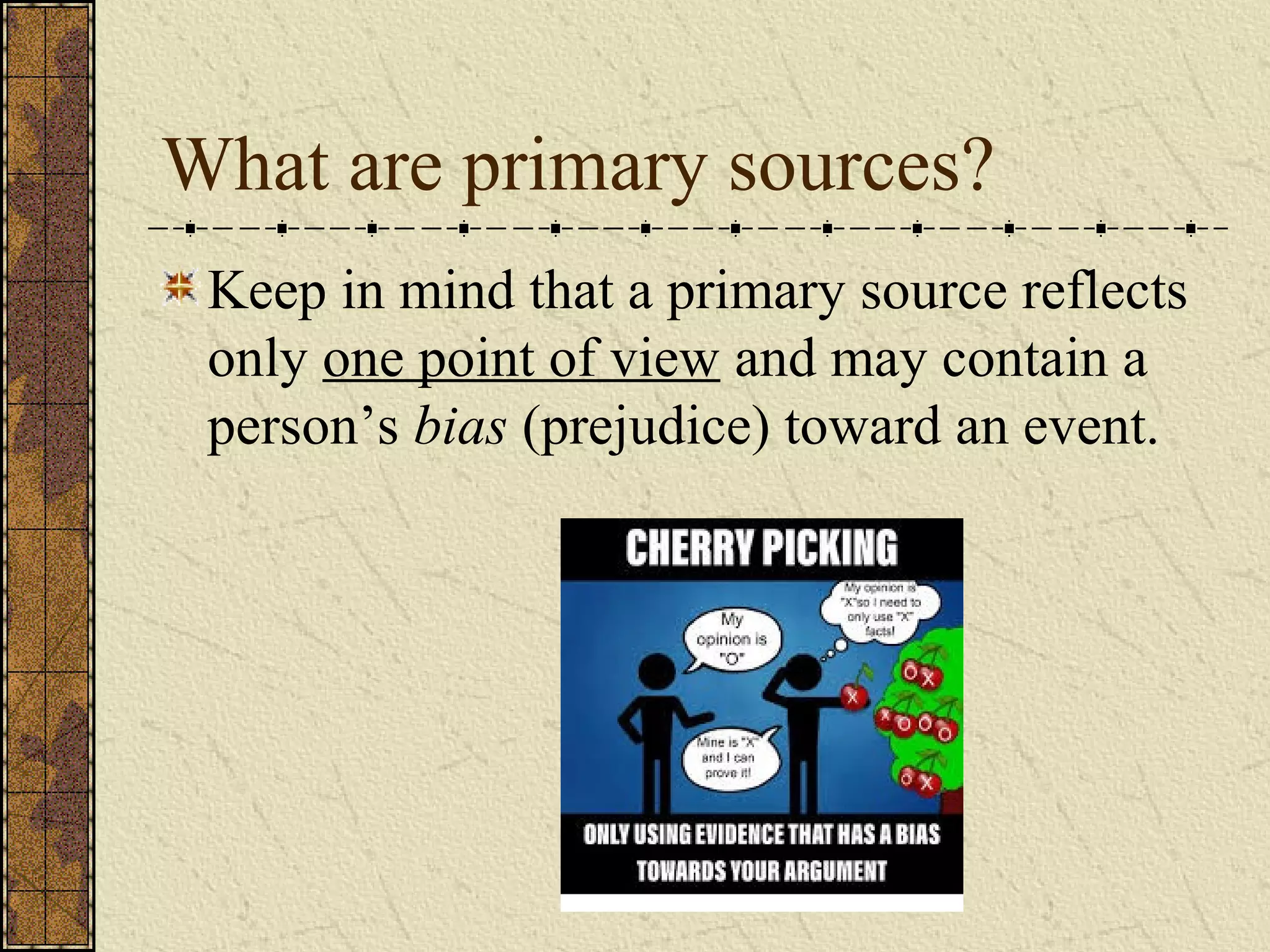 Primary & Secondary Sources PowerPoint, Grades 3-8 | PPT