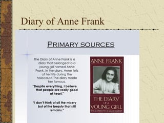 Primary & Secondary Sources PowerPoint, Grades 3-8 | PPT