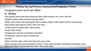 Primary and secondary survey | PPT