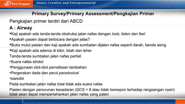 Primary and secondary survey | PPT