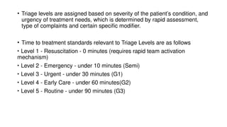 PRIMARY AND SECONDARY TRIAGE for Malaysia | PPTX