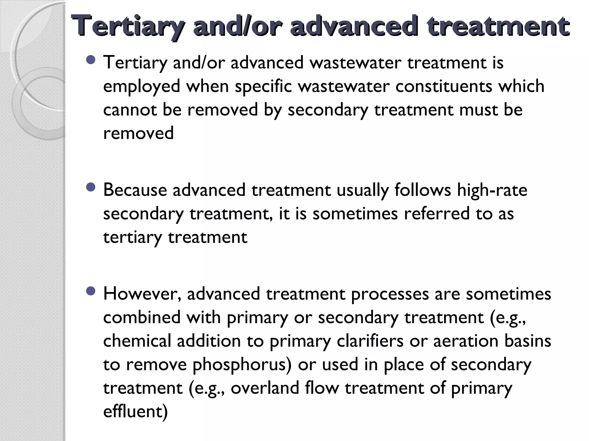 Primary and secondary wastewater treatment.. | PPT