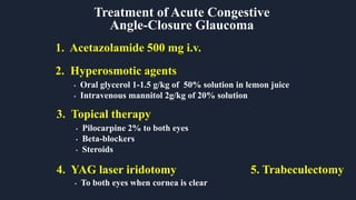 Primary angle closure glaucoma | PPTX