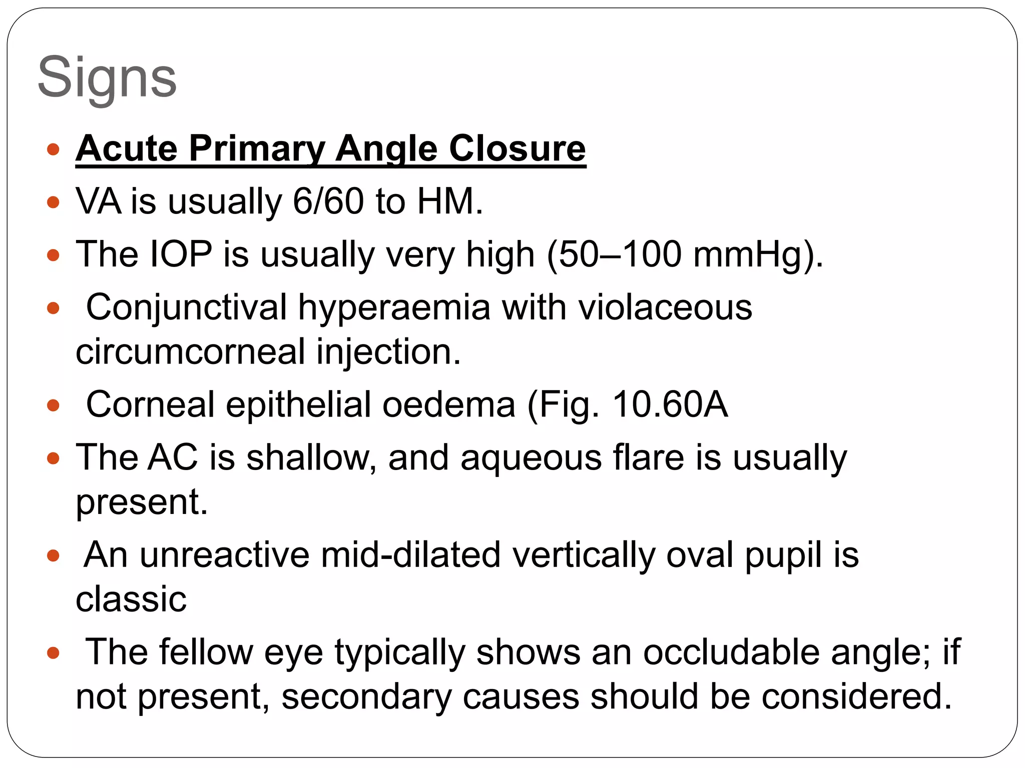 Primary angle closure glaucoma | PPTX