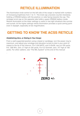 Primary Arms 1-8x24 SFP | ACSS-GRIFFIN-MIL Reticle | PDF