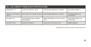 Instruction Manual | Primary Arms SLX-1XP | PPT