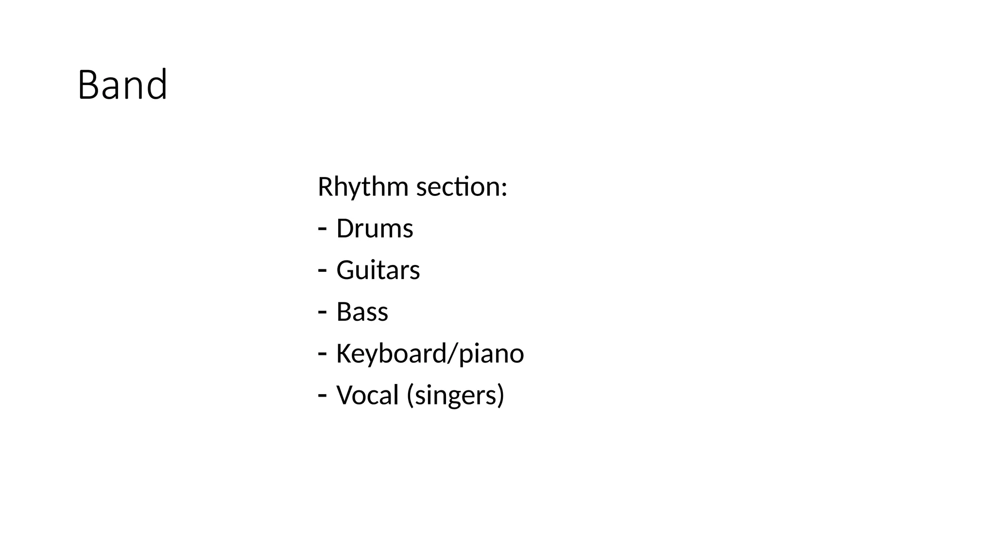 Primary music club presentation - School band | PPTX