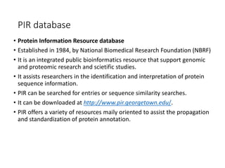 Primary Bioinformatics Database.pptx