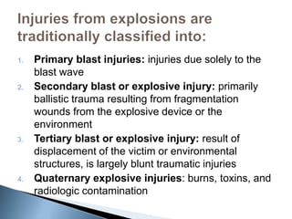 Primary Blast Injury | PPT