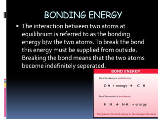 Primary bonding in organic compound | PPTX