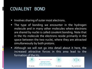 Primary bonding in organic compound | PPTX