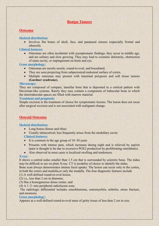 Primary bone tumors | PDF