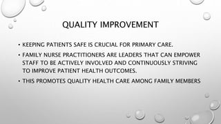 Primary care and the role of the family | PPTX