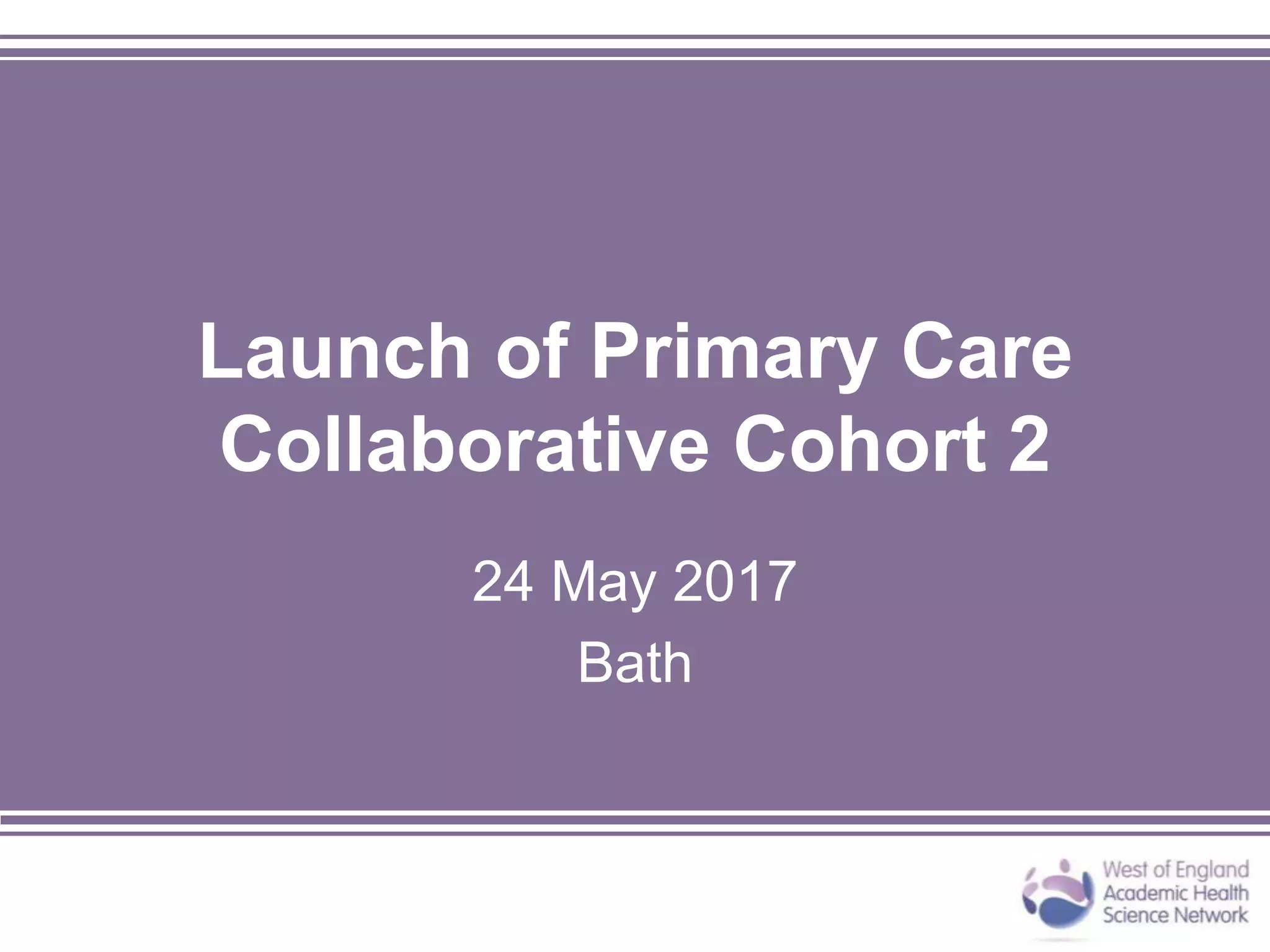 Primary Care Collaborative 2 | PPT