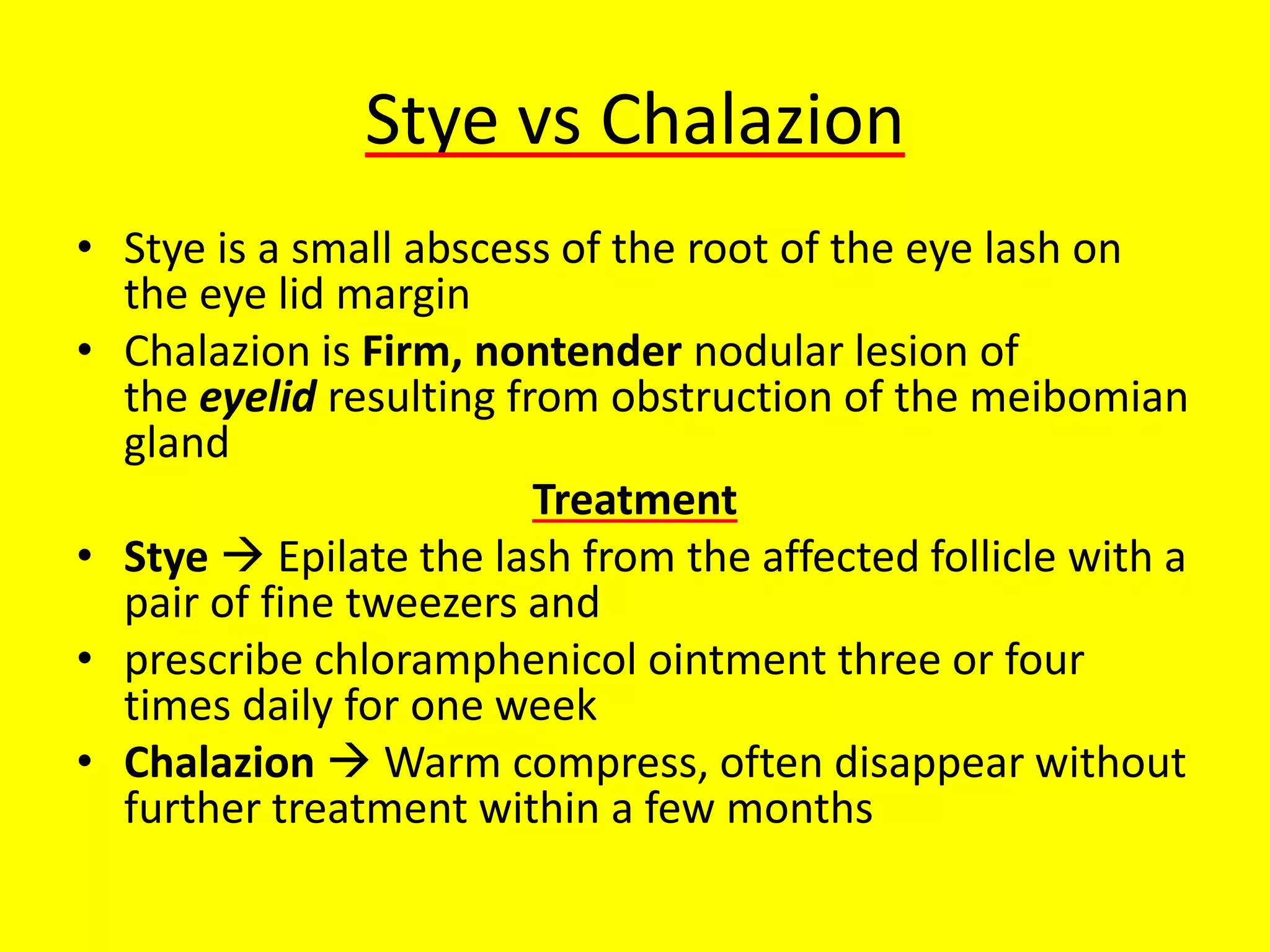 Primary care ophthalmology teaching | PPTX