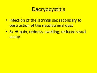 Primary care ophthalmology teaching | PPTX