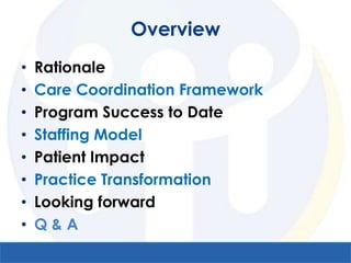 Primary care redesign webinar | PPT