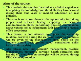 Primary care training module | PPT