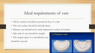 primary cast & special tray in complete dentures.pptx