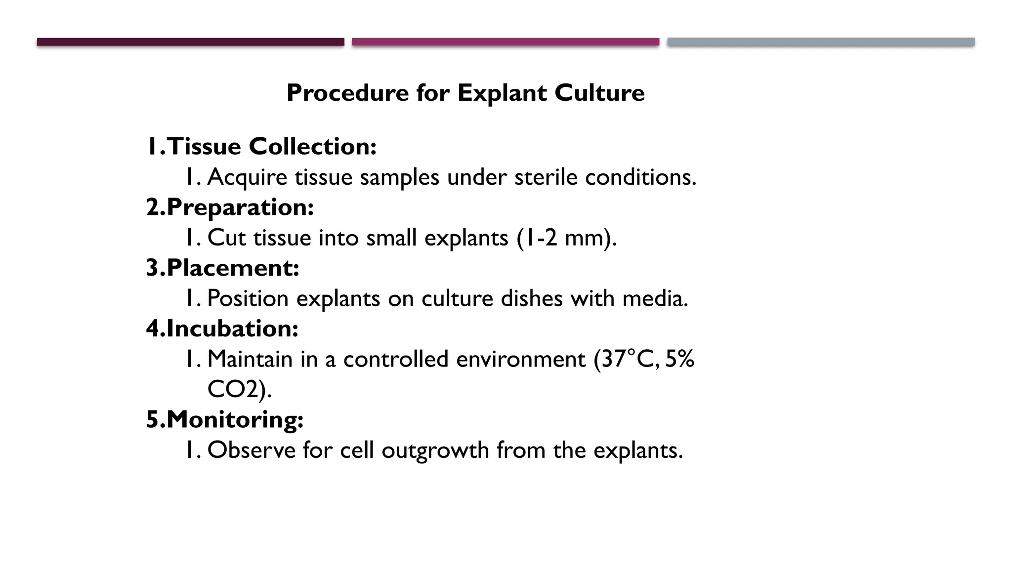 Primary cell culture by using dissociated cells and explant culture ...