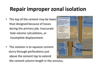 Primary cementing and Secondary Cementing | PPTX